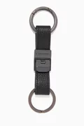 Buy Calvin Klein Black 2-in-1 Key Fob in Leather for MEN in Saudi | Ounass