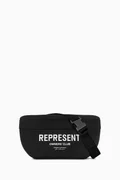 Buy Represent Black Represent Owners Club Crossbody Bag for Men in ...