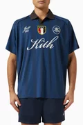 Buy Kith Blue Shadow Stripe Marcel Soccer Jersey Online for Men ...
