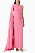 Buy Solace London Pink Daria Maxi Dress Online for Women | Ounass Saudi