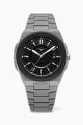 Buy Zinvo Silver Aero Rival Eclipse Quartz Polycarbonate Watch, 43mm ...