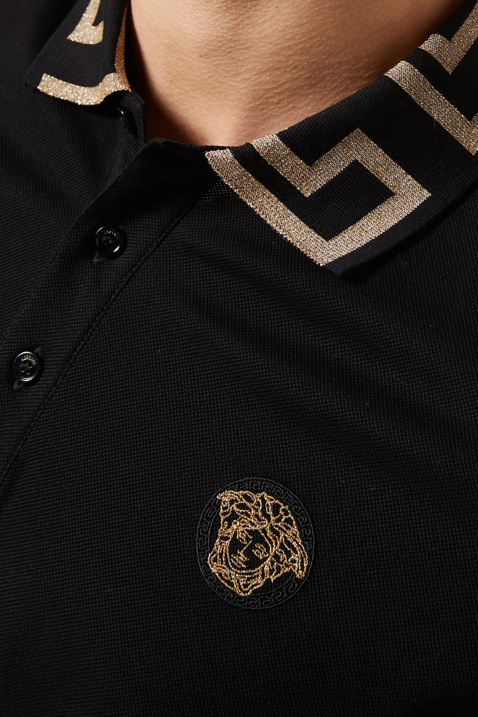 versace polo top
