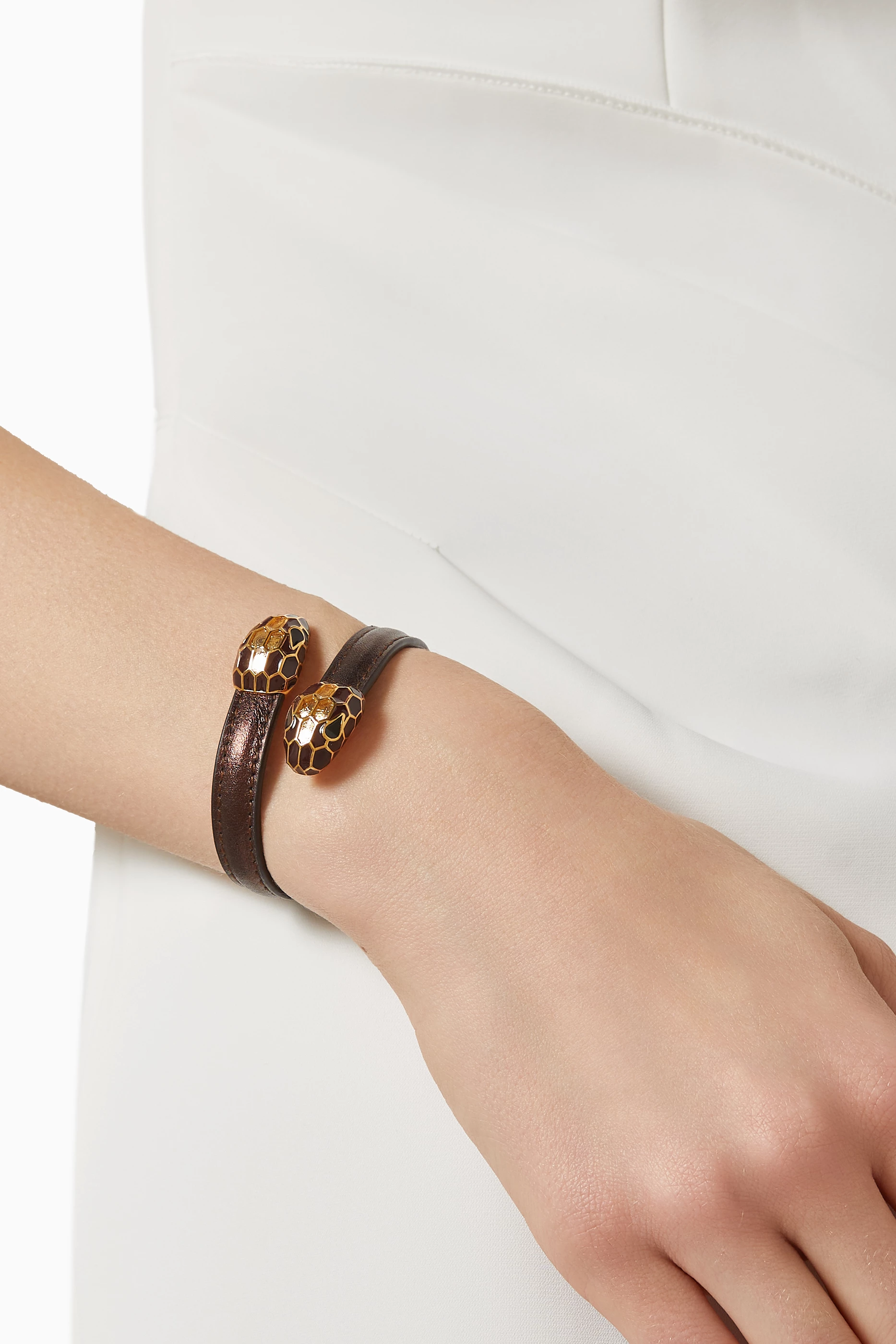 Serpenti forever leather bracelet store