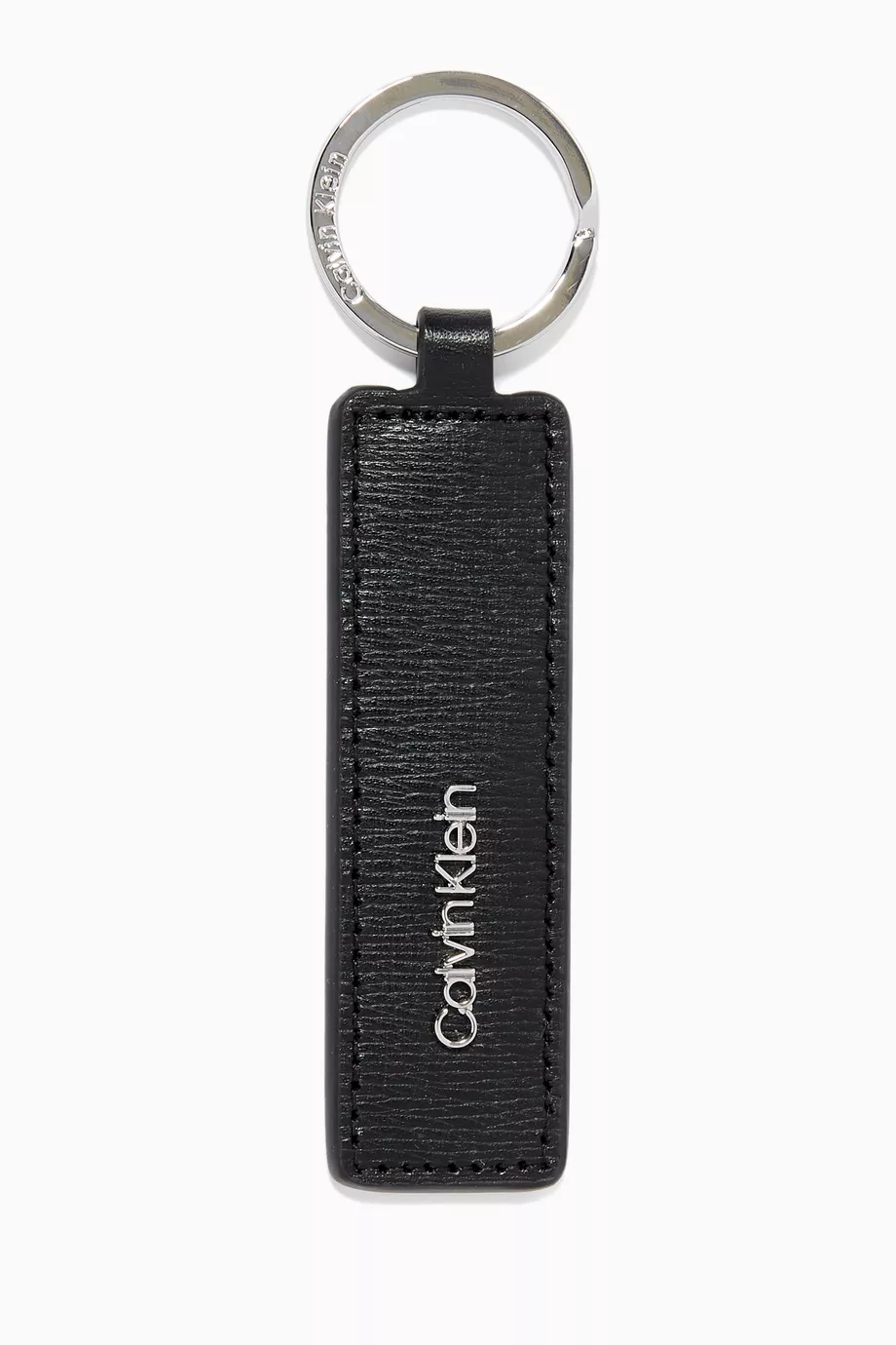 Buy Calvin Klein Black Keyring in Leather For Men Online Ounass Saudi