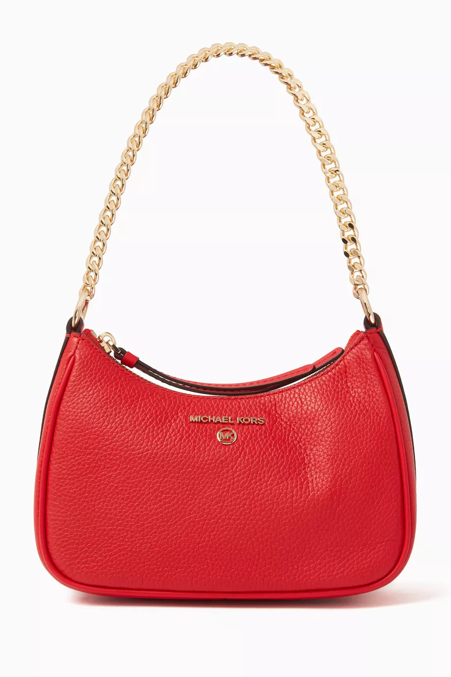 Buy Michael Kors Red Small Jet Set Charm Shoulder Bag in Leather For Women Online Ounass Saudi